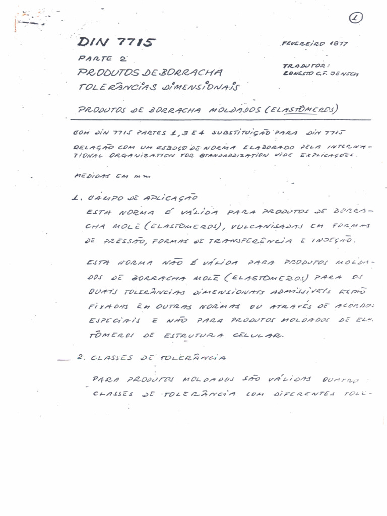 Din 7715 Parte 2 Moldados | PDF