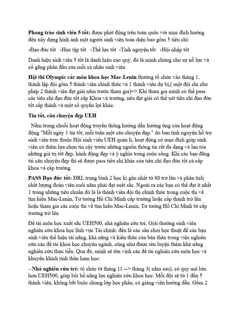 Ho T Đ NG UEH | PDF