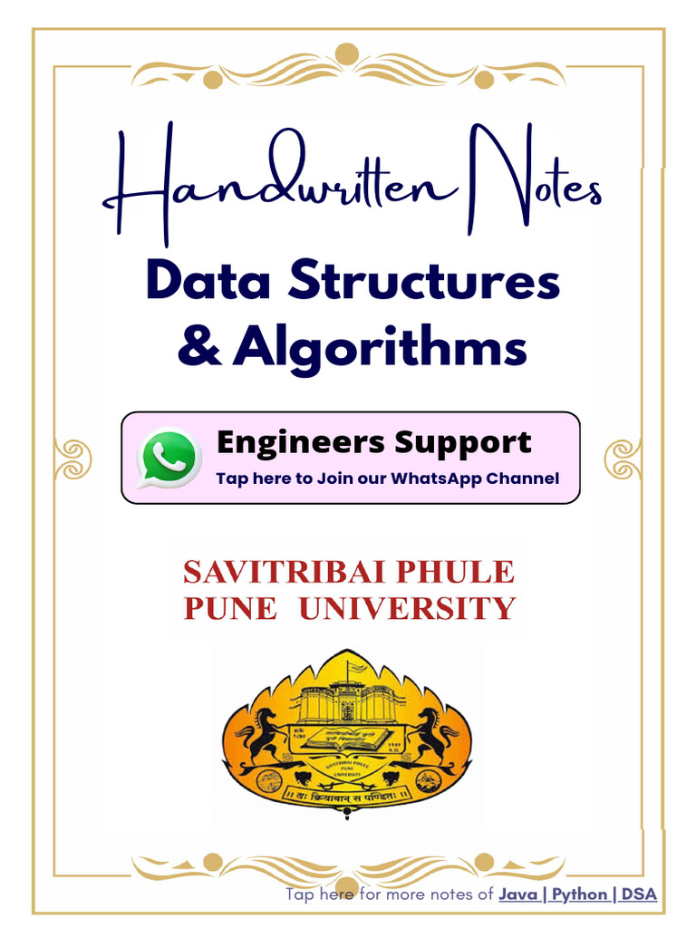 Handwritten DSA Notes for SPPU | PDF