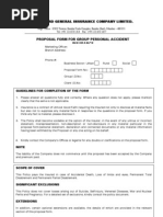 Shopkeeper's Insurance Proposal Form | PDF | Assignment (Law) | Insurance