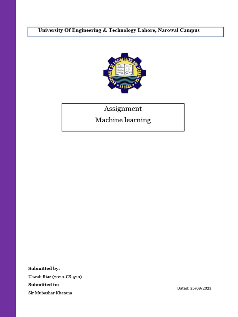 Uswah | PDF | Mean Squared Error | Receiver Operating Characteristic