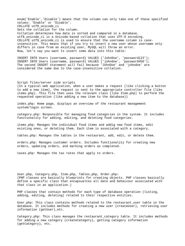 Rms Explanations | PDF | Databases | Method (Computer Programming)