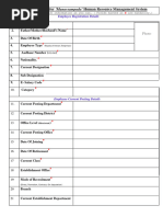 Employee Master Data Template | PDF