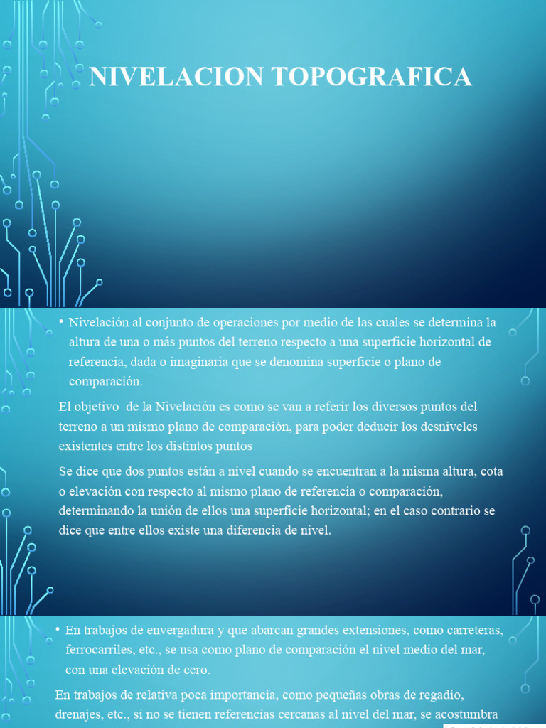 Nivelacion Topografica Descargar Gratis Pdf Topografía