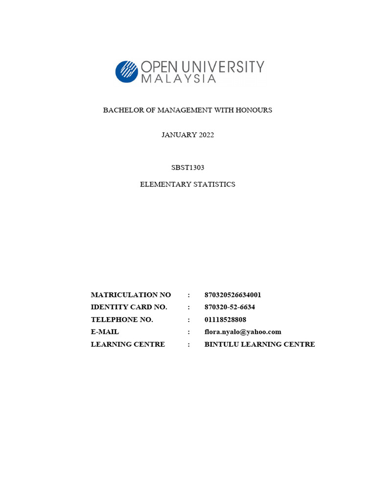 Elementary Statistics Completed | PDF Elementary Statistics Completed | PDF