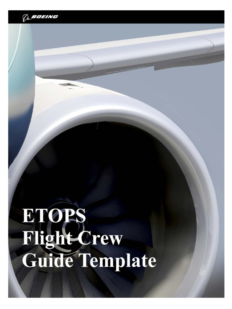 Generic Etops Flight Crew Guide Template | PDF | Airspeed ...