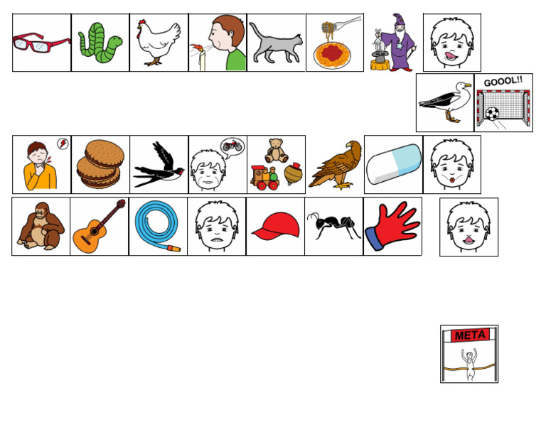 Tablero Articulacion Fonema G | PDF