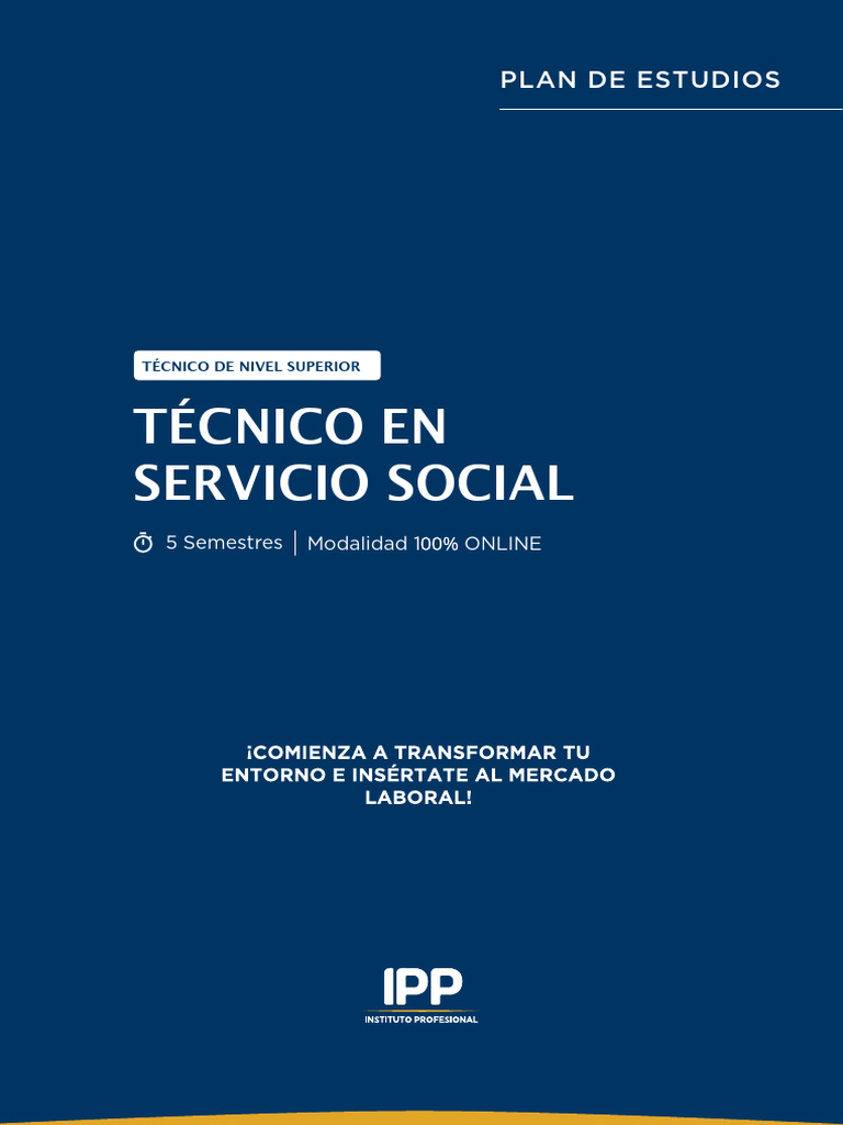 Tecnico en Servicio Social Técnicos | PDF | Trabajo Social Tecnico en Servicio Social Técnicos | PDF | Trabajo Social