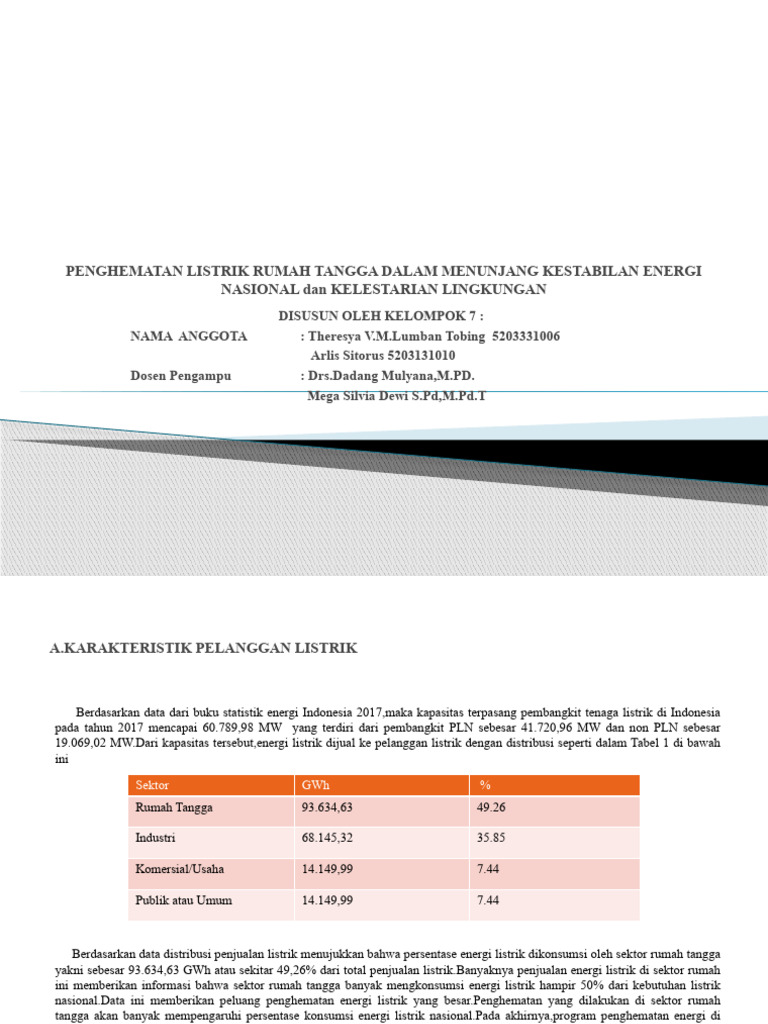 Case Method Kelompok 7-Ekonomi Tenaga Listrik | PDF