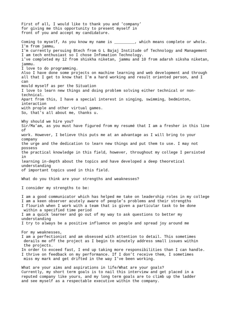 HR Questions and Interviews | PDF | Creativity | Cognition