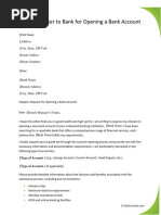 Letter Sample - Overdraft Request | PDF | Overdraft | Banking