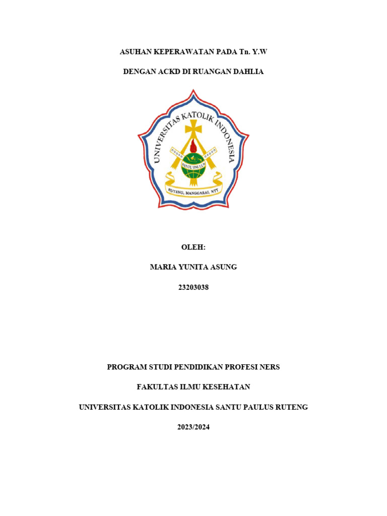 Askep Ackd Ruangan Dahlia | PDF