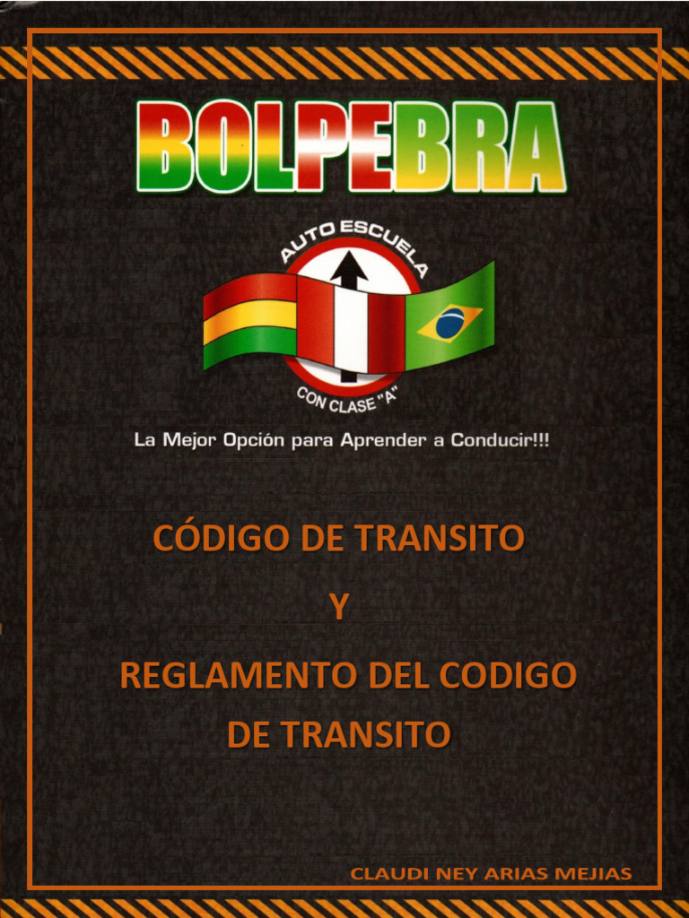 Codigo de Transito y Su Reglamento | PDF | Calle | Peatonal