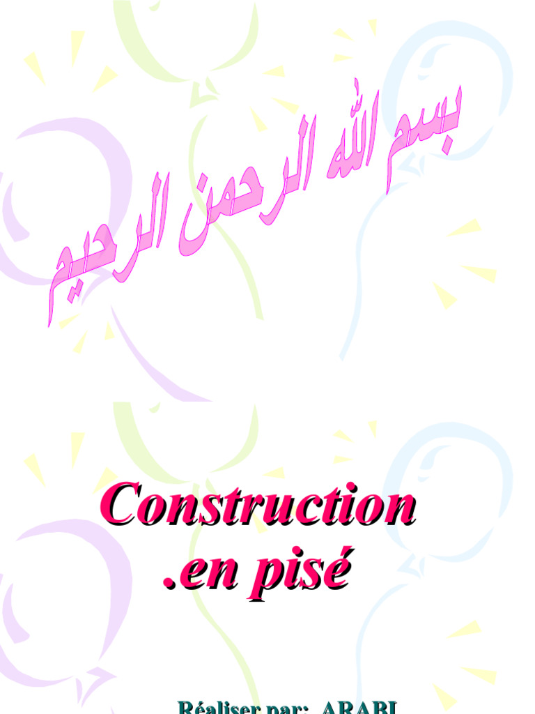 Construction en Pisé : Techniques et Avantages | PDF | Maçonnerie ...