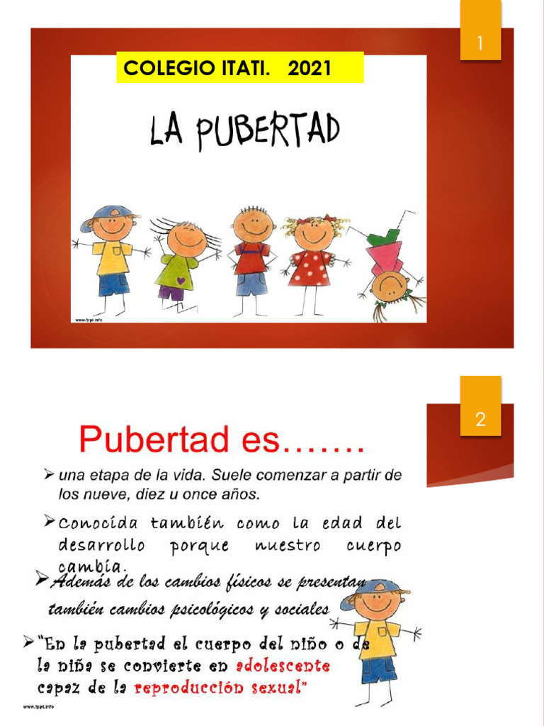 Cambios en la Pubertad Infantil | PDF | Anorexia nerviosa | Bulimia ...