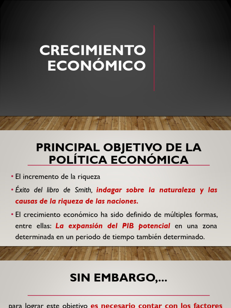 Crecimiento Económico | PDF | Crecimiento económico | Producto Interno Bruto