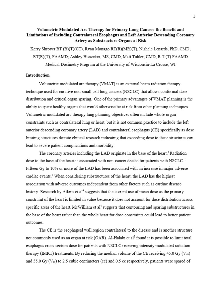 Draft 4 | PDF | Radiation Therapy | Clinical Medicine