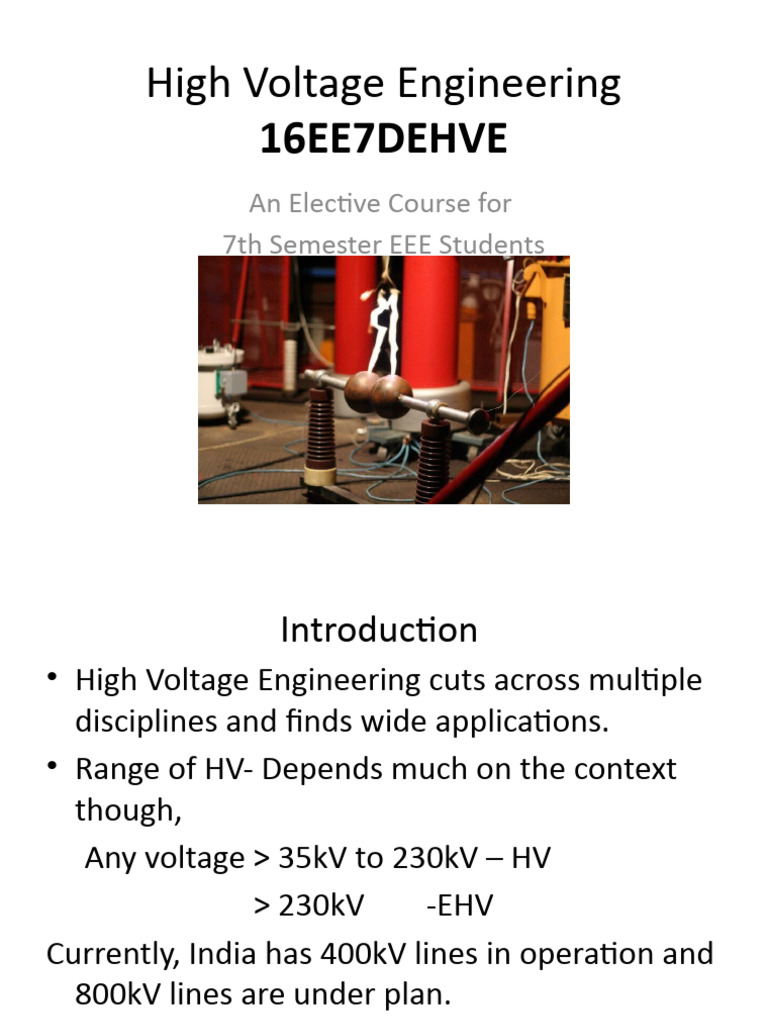 Unit2 Full-High Voltage Engineering | PDF