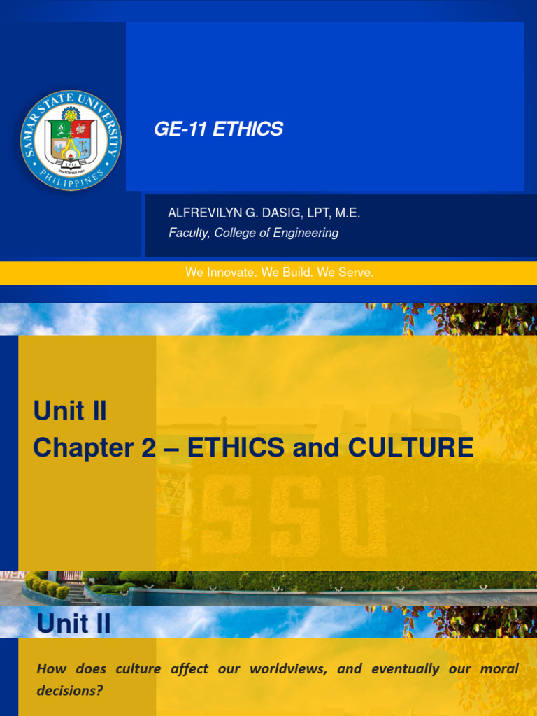 GE 11 Unit II Chapter 2 | PDF | Morality | Female Genital Mutilation