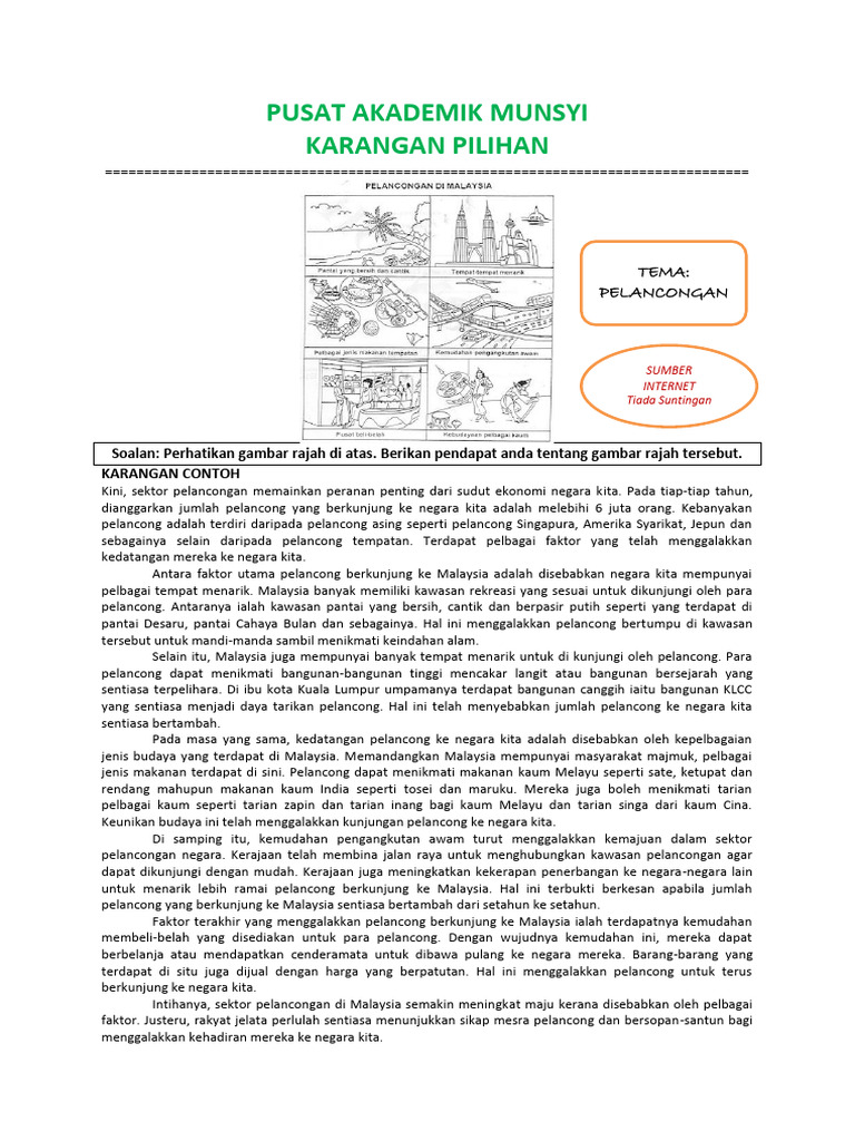 Karangan Pelancongan | PDF