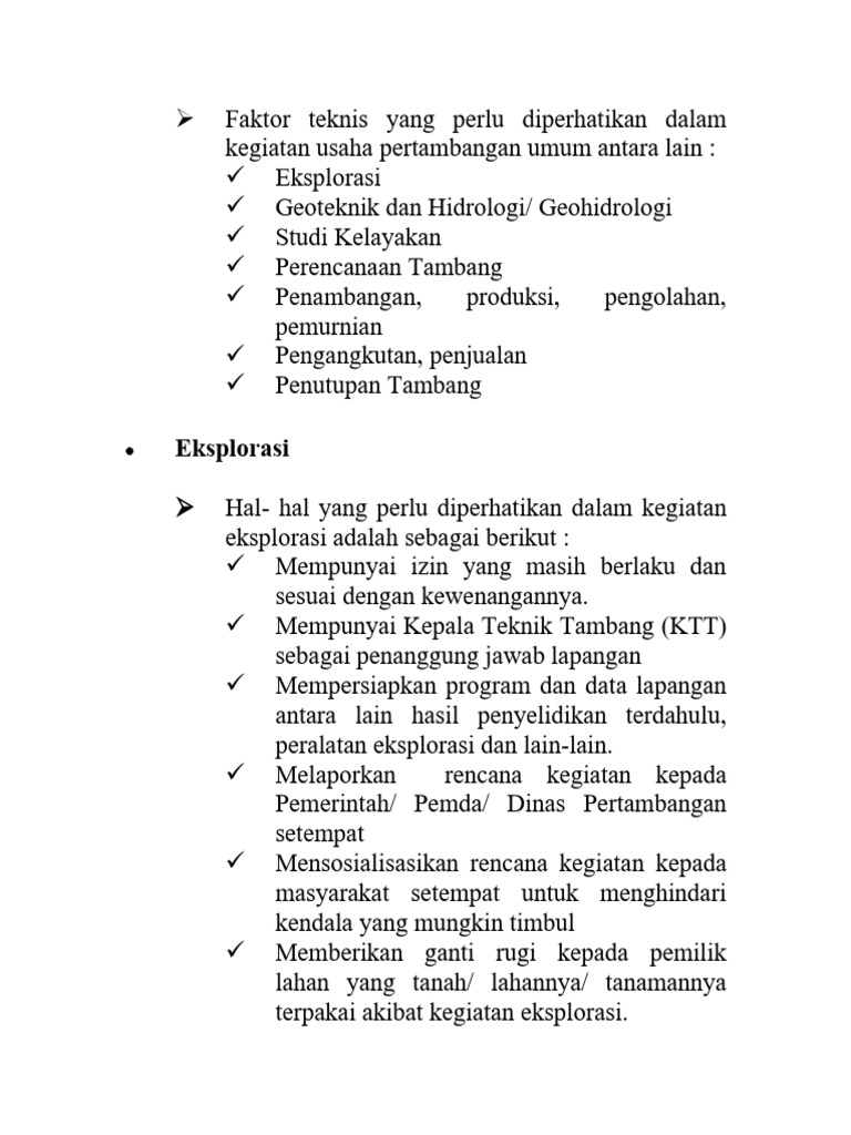 Tahapan Eksplorasi | PDF | Sains & Matematika