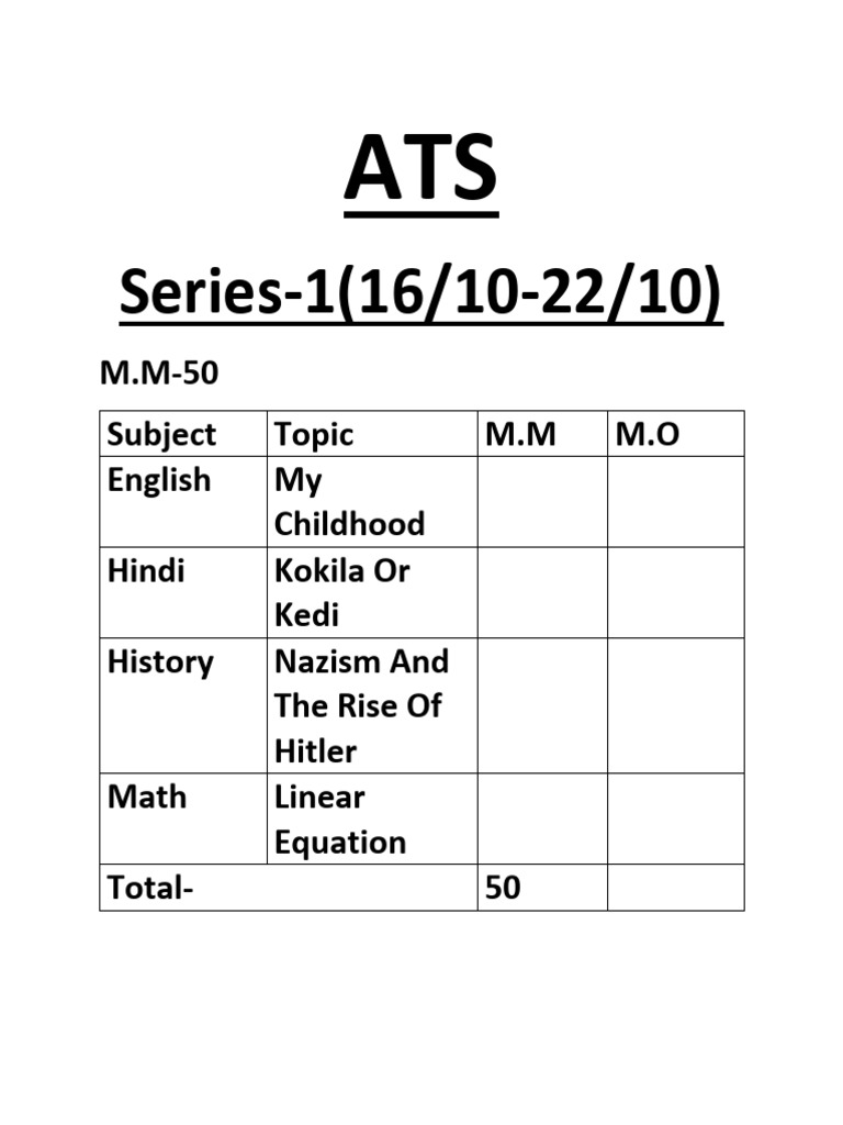 Ats 2 | PDF