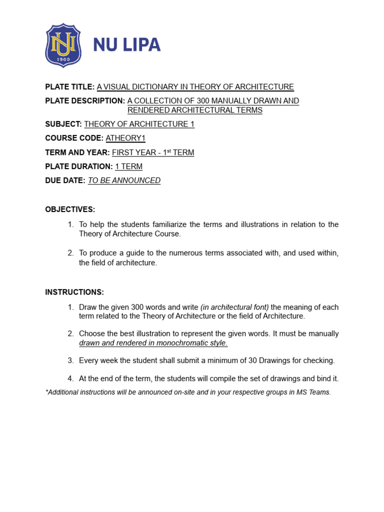 Toa Term - Plate 300 Words | PDF | Drawing | Pencil