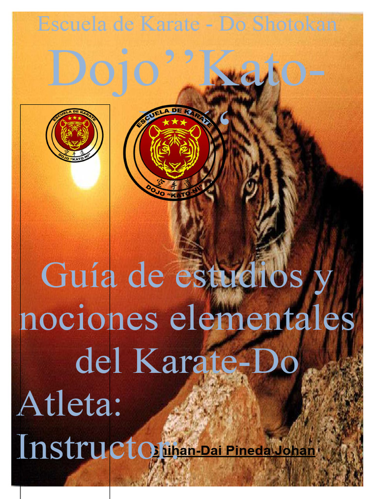 Guía de Karate-Do Shotokan | PDF | Kárate | Shotokan