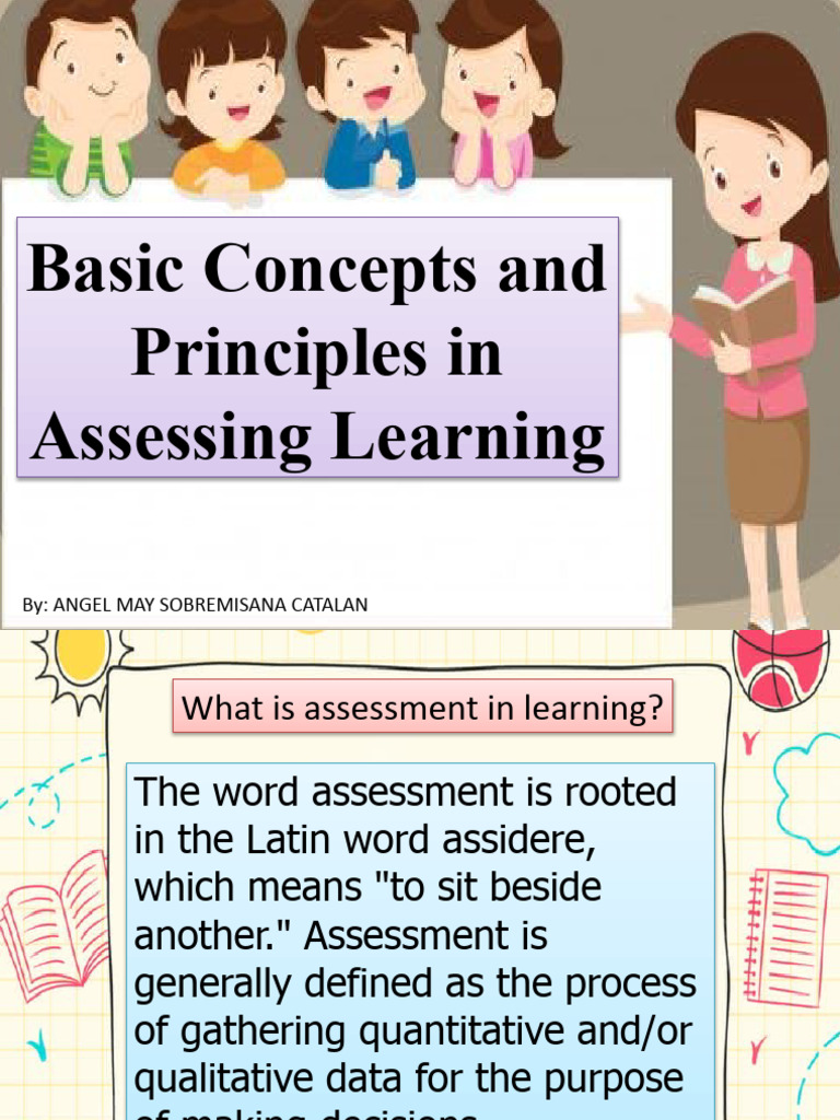PROF - ED.6 Basic Concepts and Principles in Assessing Learning | PDF | Educational Assessment ...