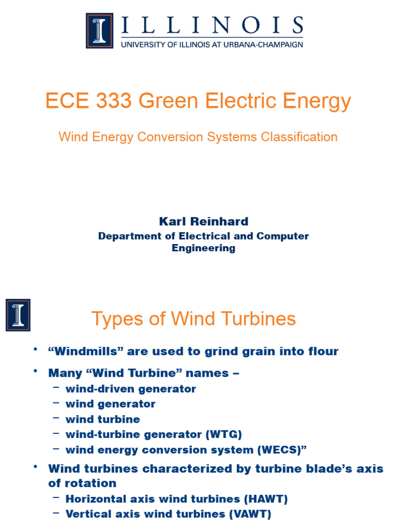 Wind Energy Systems Classification156 | PDF | Wind Turbine | Electrical ...