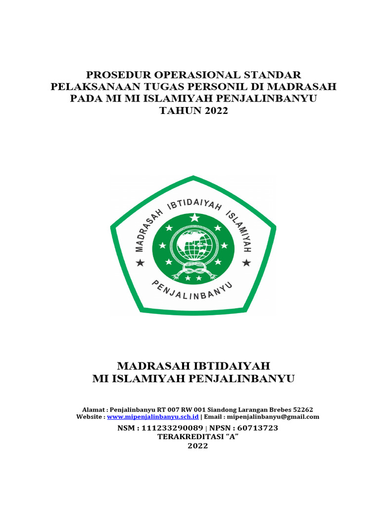 Sop Personalia - 2022 | PDF