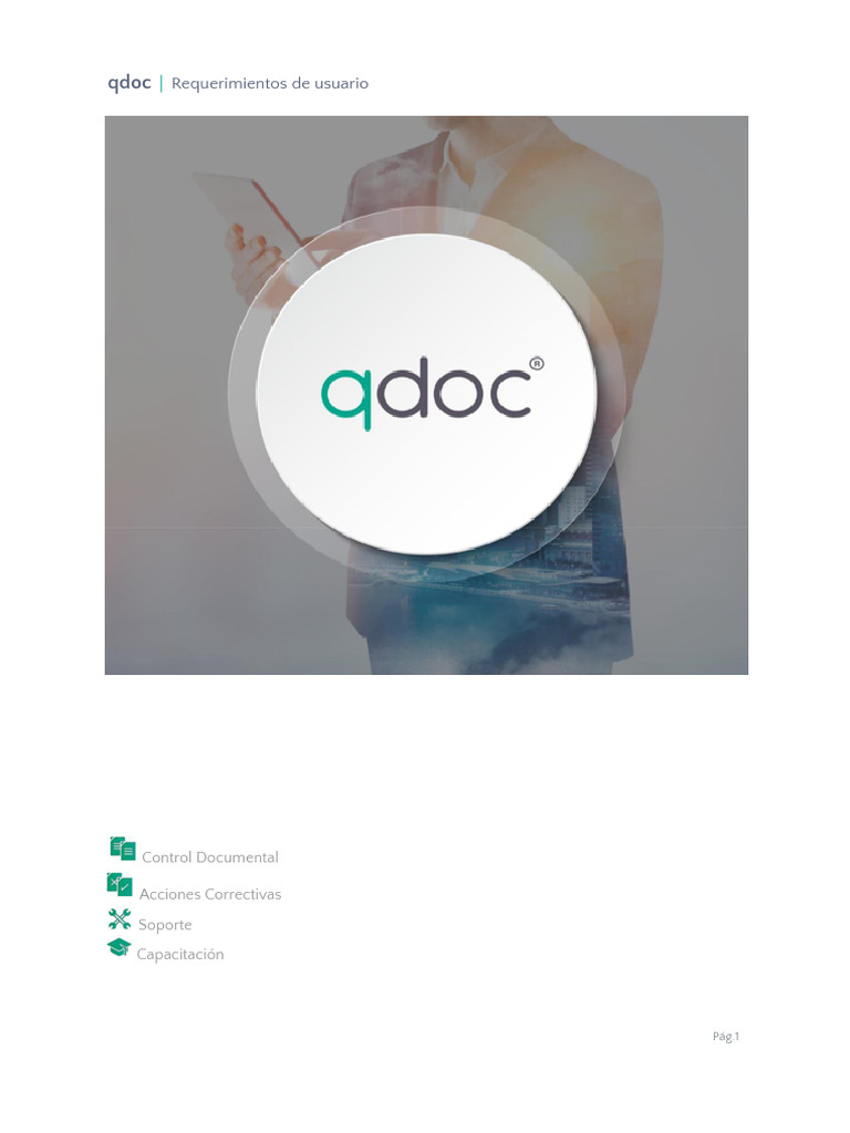 Requerimientos de Usuario Qdoc | PDF | Usuario (informática) | Contraseña
