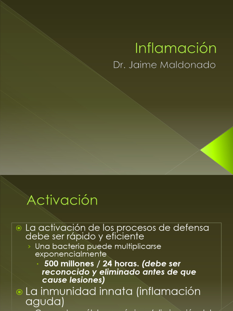 Inflamación (1) | PDF | Inflamación | Citocina