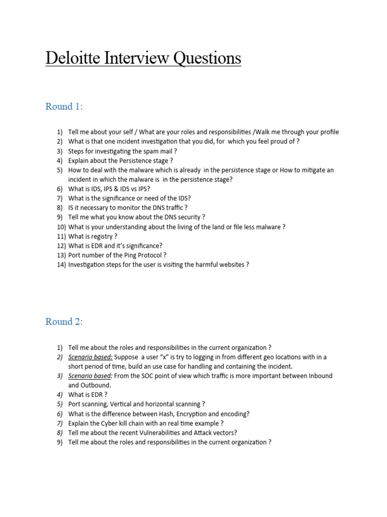 Interview Questions | PDF | Security | Computer Security