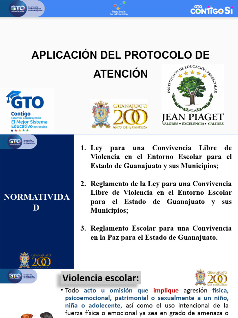 APLICACIÓN DEL PROTOCOLO DE ATENCIÓN Jean Piaget | PDF | Violencia | Justicia