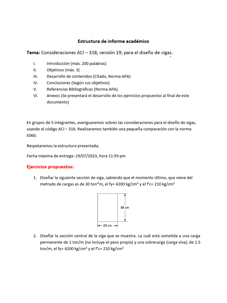Estructura de Informe 3 | PDF
