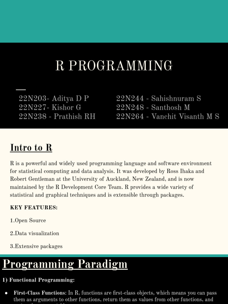 R Programming Pdf Parameter Computer Programming Variable 4369