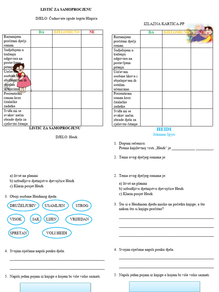 SAMOVREDNOVANJE - LEKTIRA-Basne, Ezop | PDF