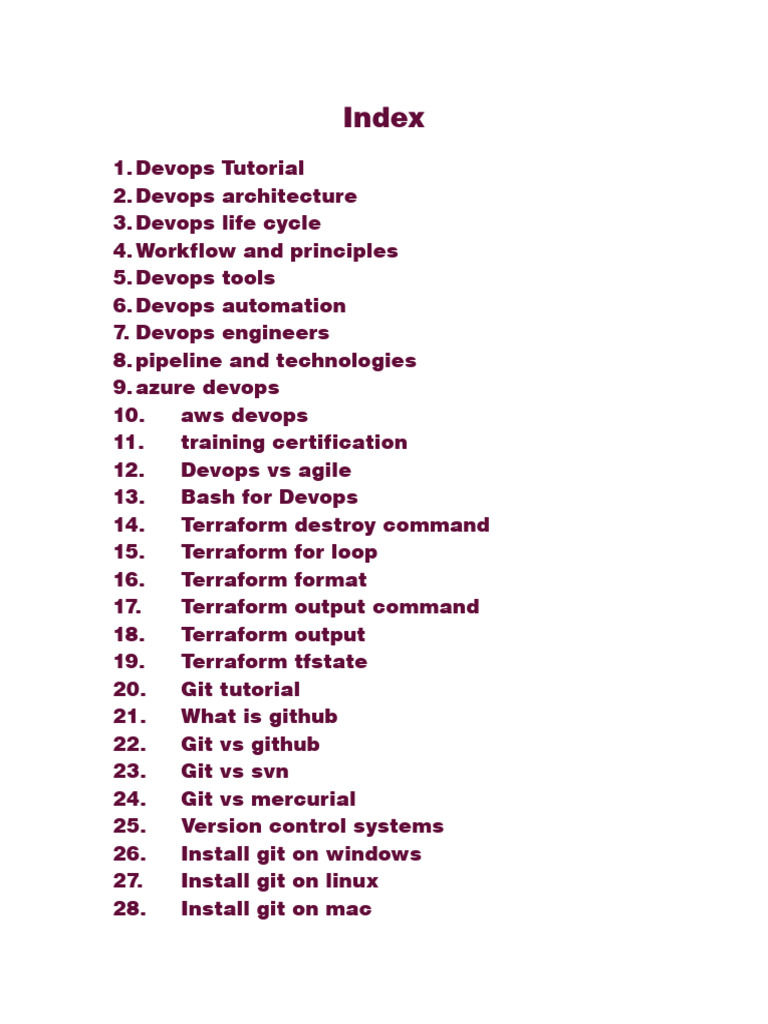 DevOps Tutorial | PDF | Cloud Computing | Agile Software Development