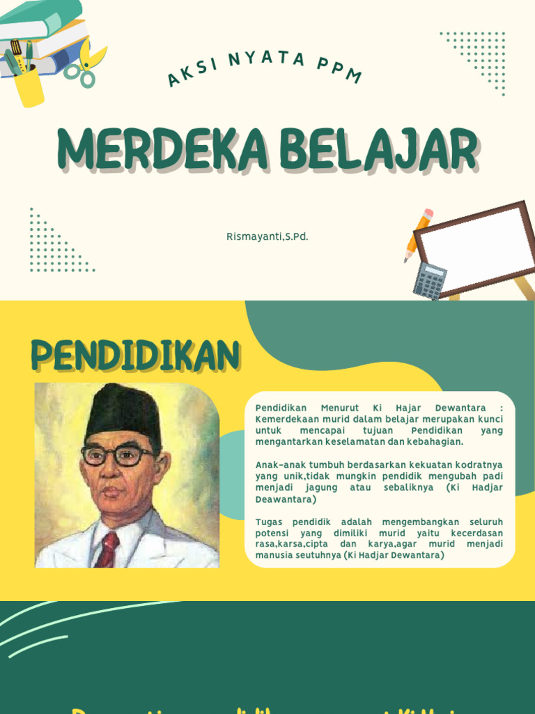 Aksi Nyata PPM - Merdeka Belajar - Rismayanti, S.PD | PDF