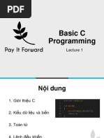 Bài tập lập trình C cơ bản | PDF