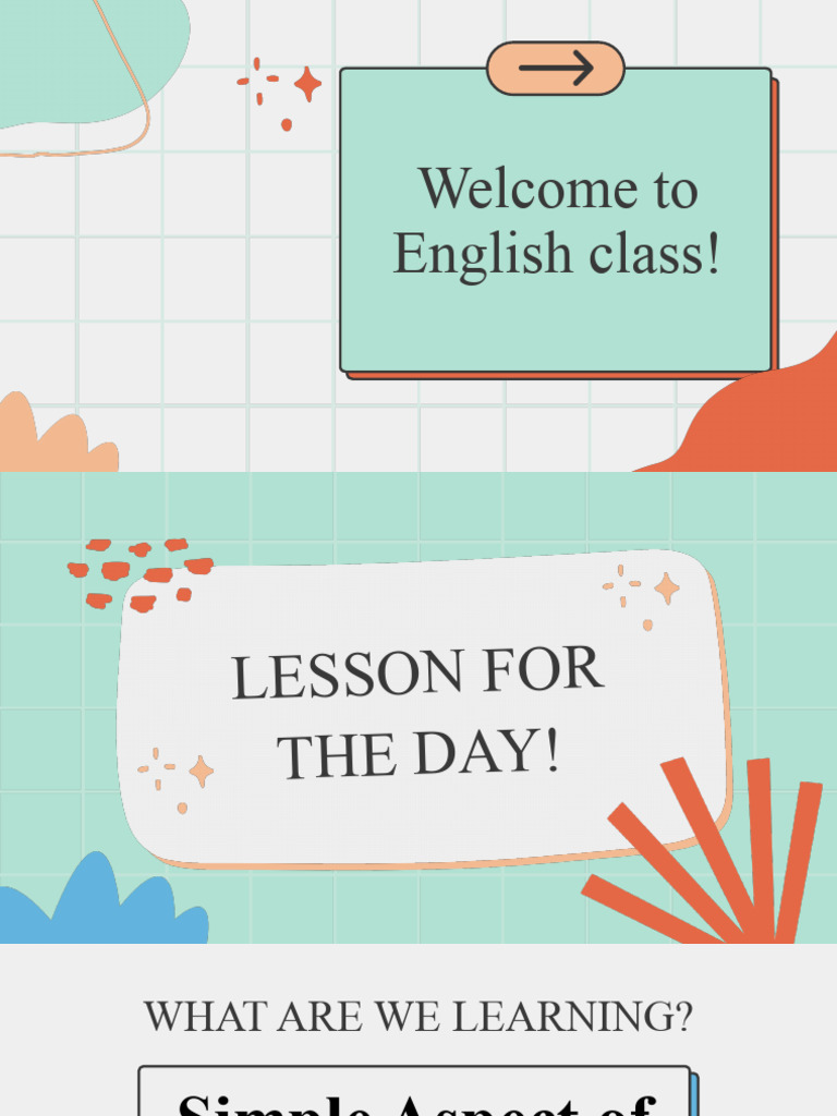 Simple Aspect of Verbs | PDF