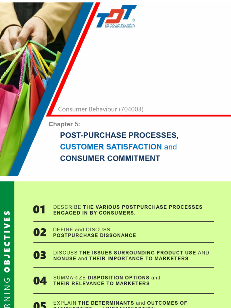Post-Purchase Processes & Customer Satisfaction | PDF | Customer Satisfaction | Marketing
