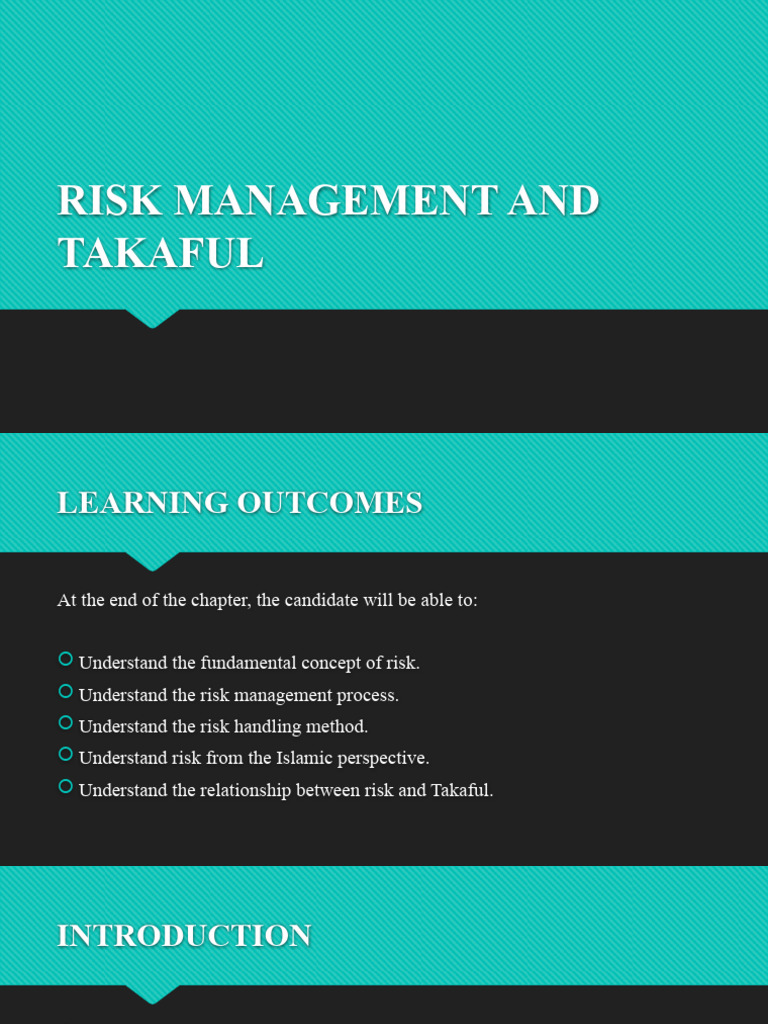 Chapter 1 - Introduction To Risk and Risk Management | PDF | Risk ...