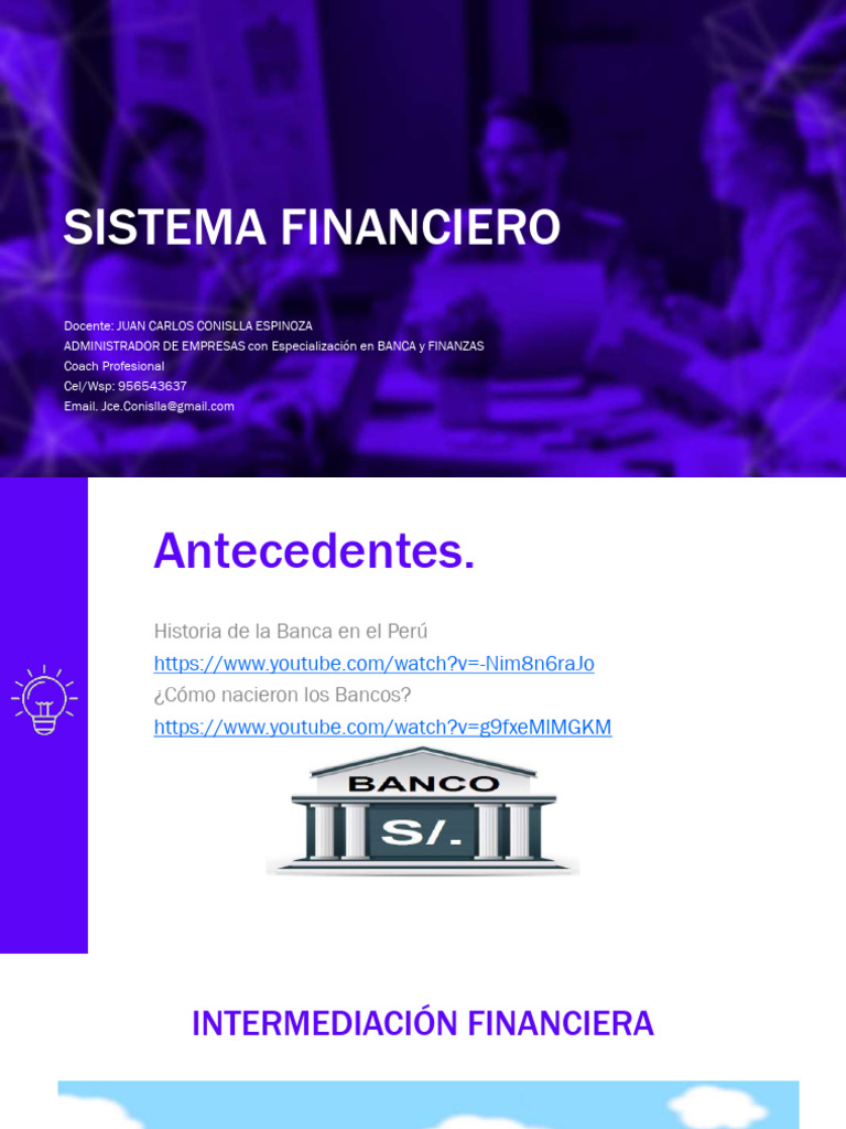 Modulo I - Parte 1 | PDF | Bancos | Sistema financiero