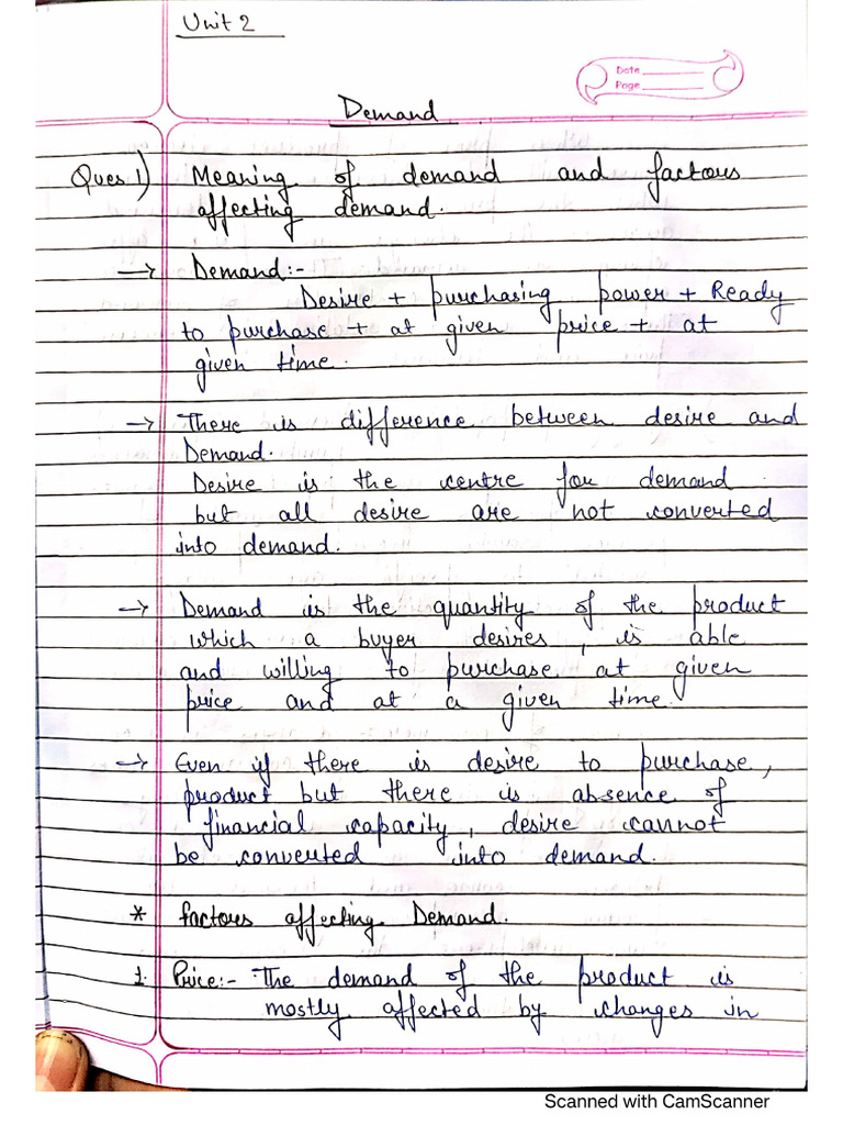 Eco Unit 2 Demand | PDF