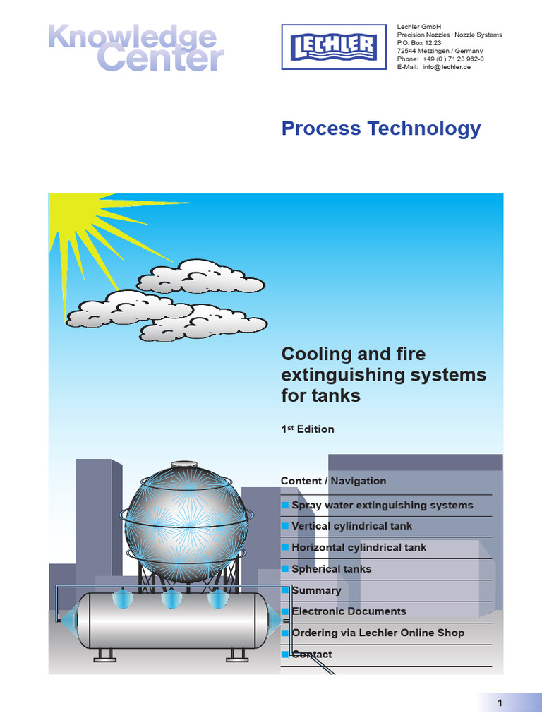 Duze Cooling and Fire Extinguishing Systems For Tanks - English | PDF ...