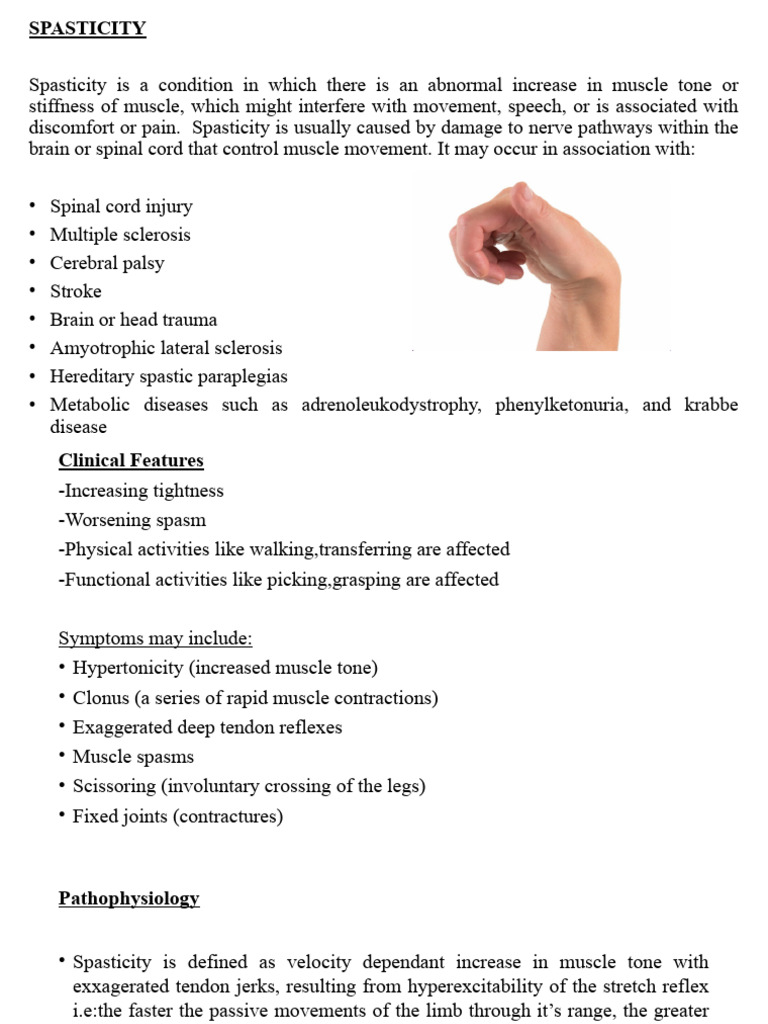 File 1694763811 0005620 Spasticity | PDF | Nervous System | Diseases ...