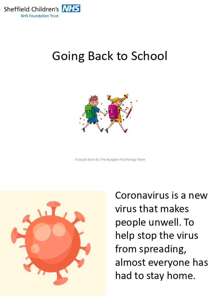 Going Back To School - Social Story - PDF | PDF