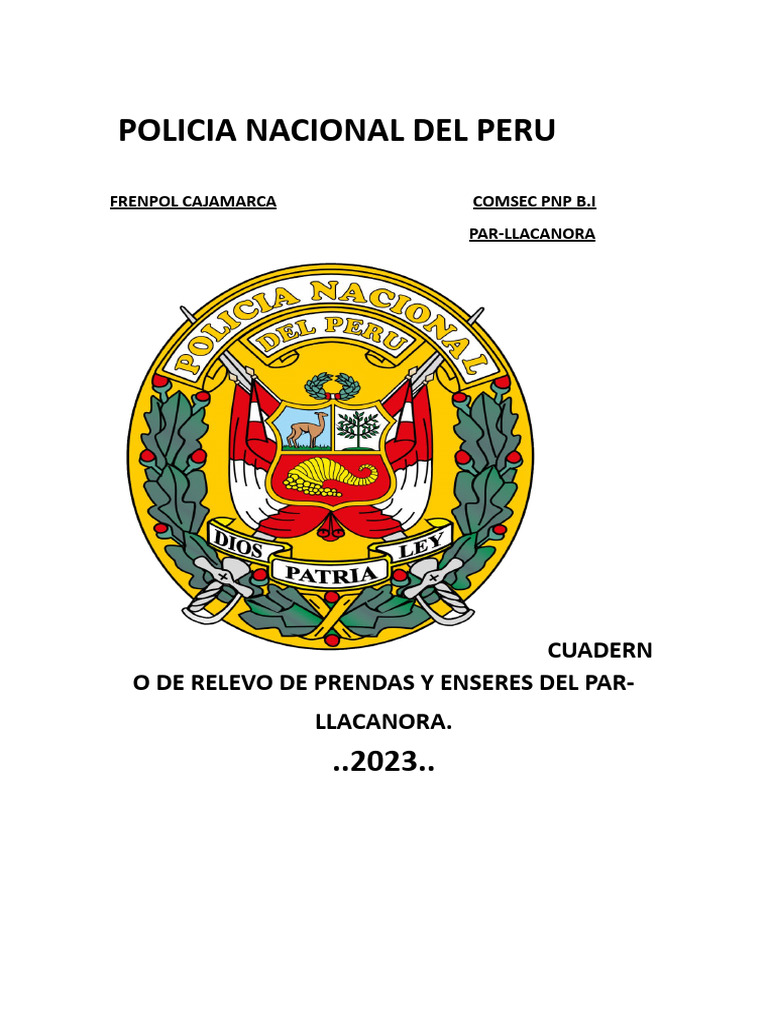 Viñetas de Escudo PNP | PDF